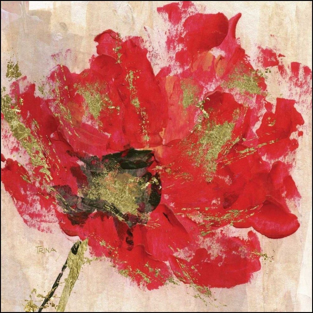 Red Infusion I 11775 | Buy Flower Painting | Floral Art Painting | Buy ...