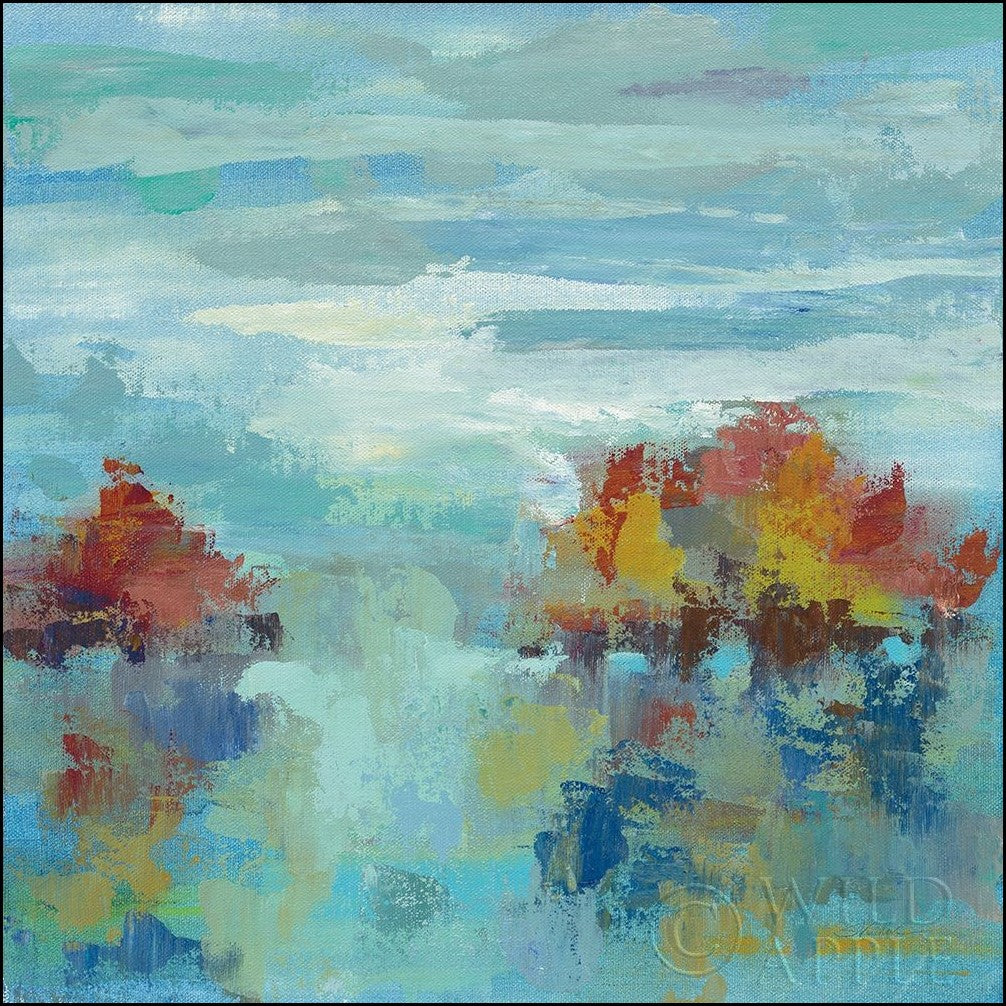 Morning Mist II | Buy landscape art online | wall paintings for living ...