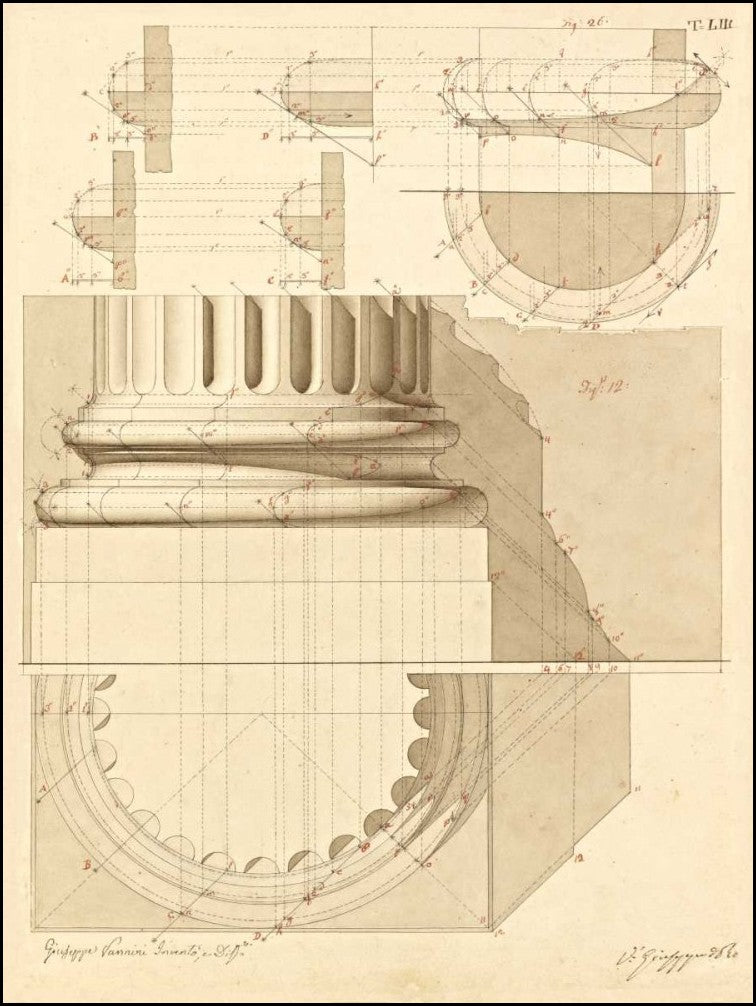 Plate 53 | Buy Architectural Wall Art | Wall Art Prints | Architectural ...