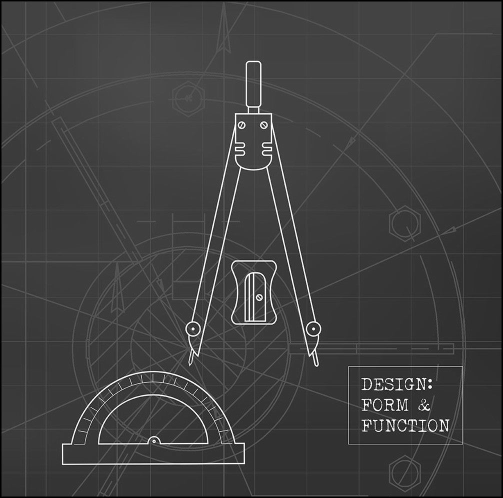 Geometry Tools Blueprint | Buy Architectural Wall Art | Wall Art Prints ...