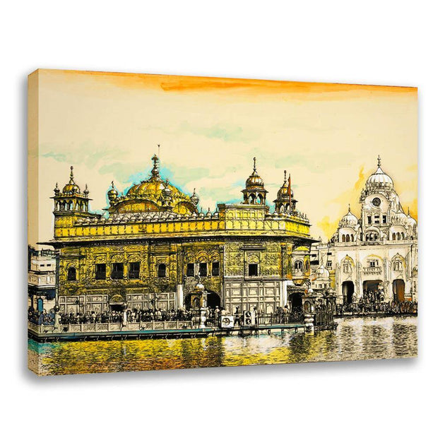 Indian Monuments and Forts Painting – Harmony Arts