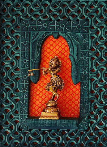 Shiva Vintage Frame 6 | Rustic Wall décor | Traditional Wall Art ...